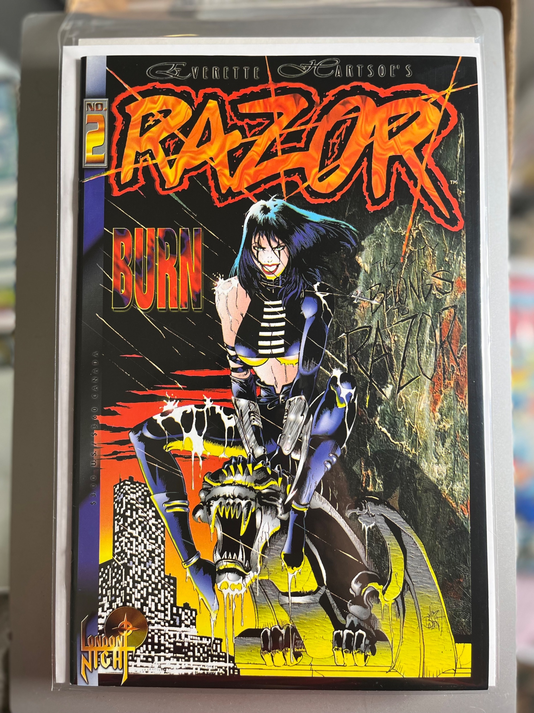 Razor: Burn #1 - 5 (1994 London Night) Complete Set | Comic Books ...