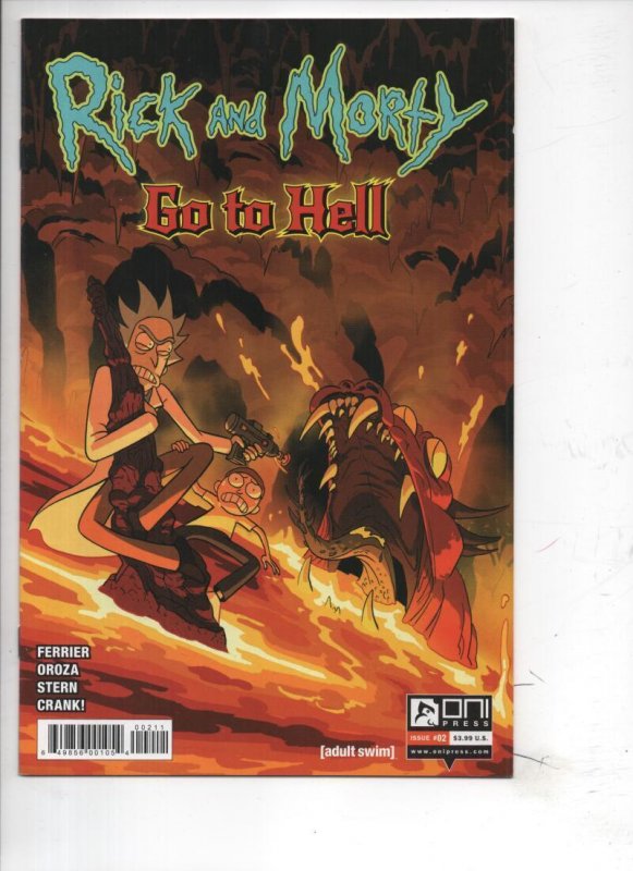 RICK and MORTY GO TO HELL #2 A, 1st, NM, Grandpa, Oni Press, from ...