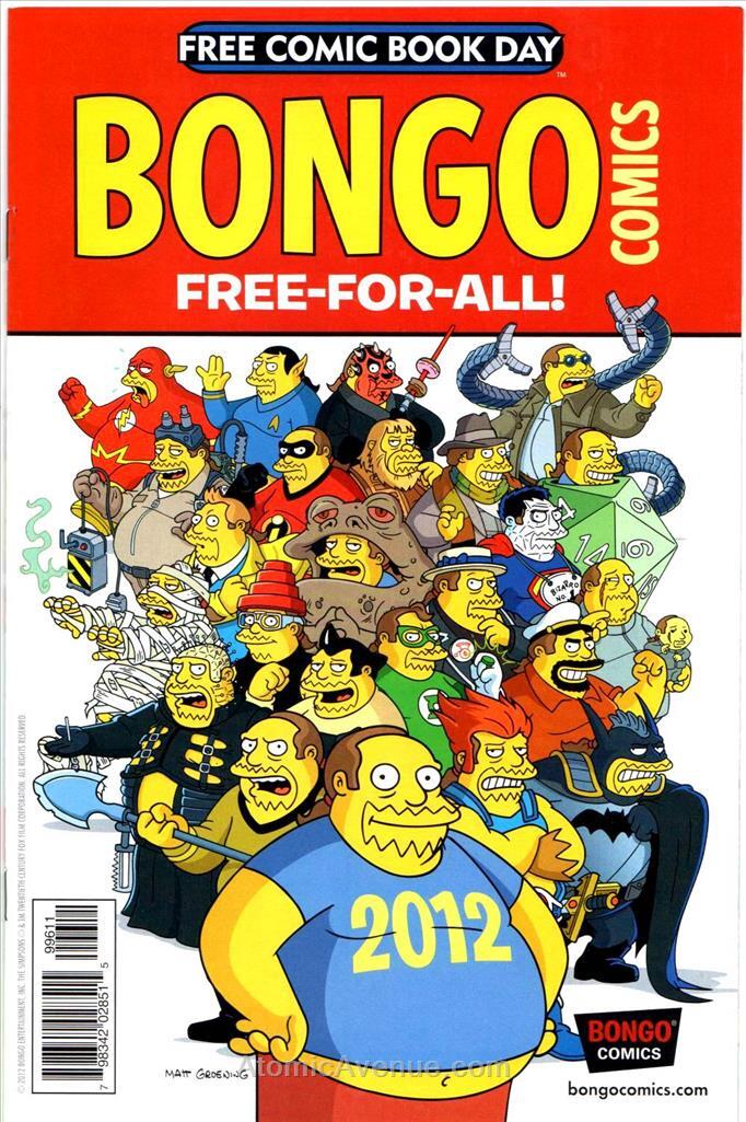 Bongo Comics Free-For-All! FCBD #2012 VF ; Bongo | Simpsons Spongebob ...
