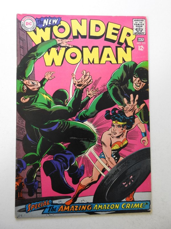 Wonder Woman #172 (1967) VG/FN Condition! 1/2 in cumulative spine split ...