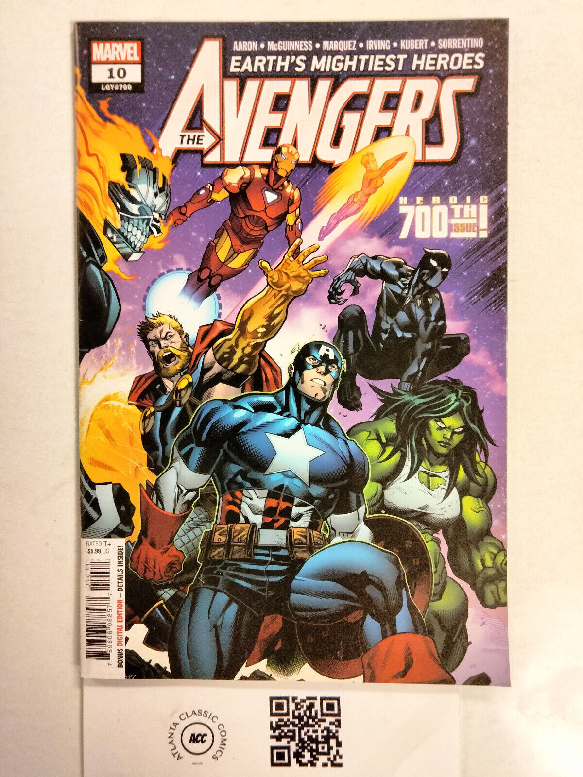 The Avengers #10 NM DC Comic Book Wolverine Thor She-Hulk Dr. Strange ...