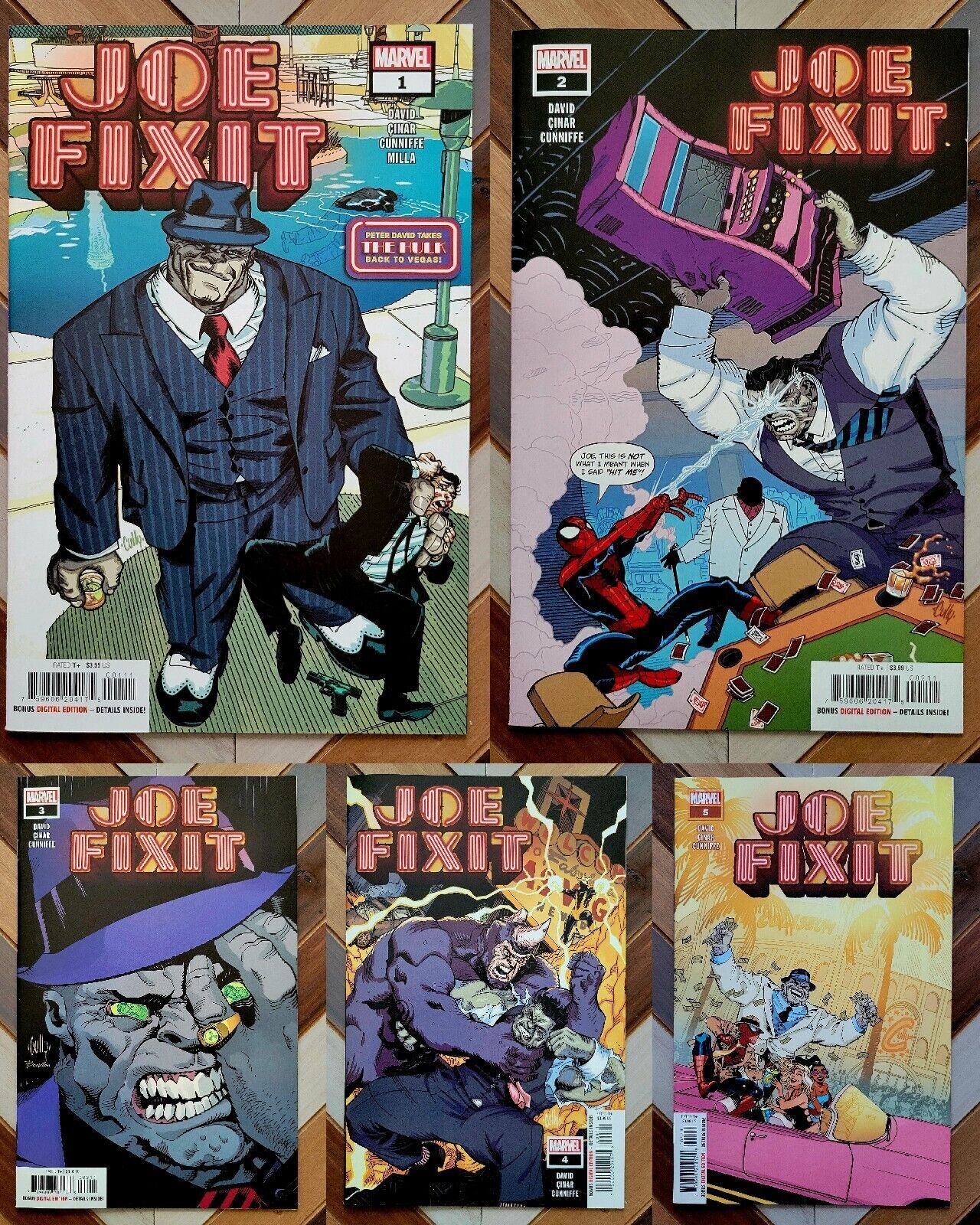 JOE FIXIT #1-5 NM Set of 5 Marvel 2022, Complete Series HULK/SPIDER-MAN ...