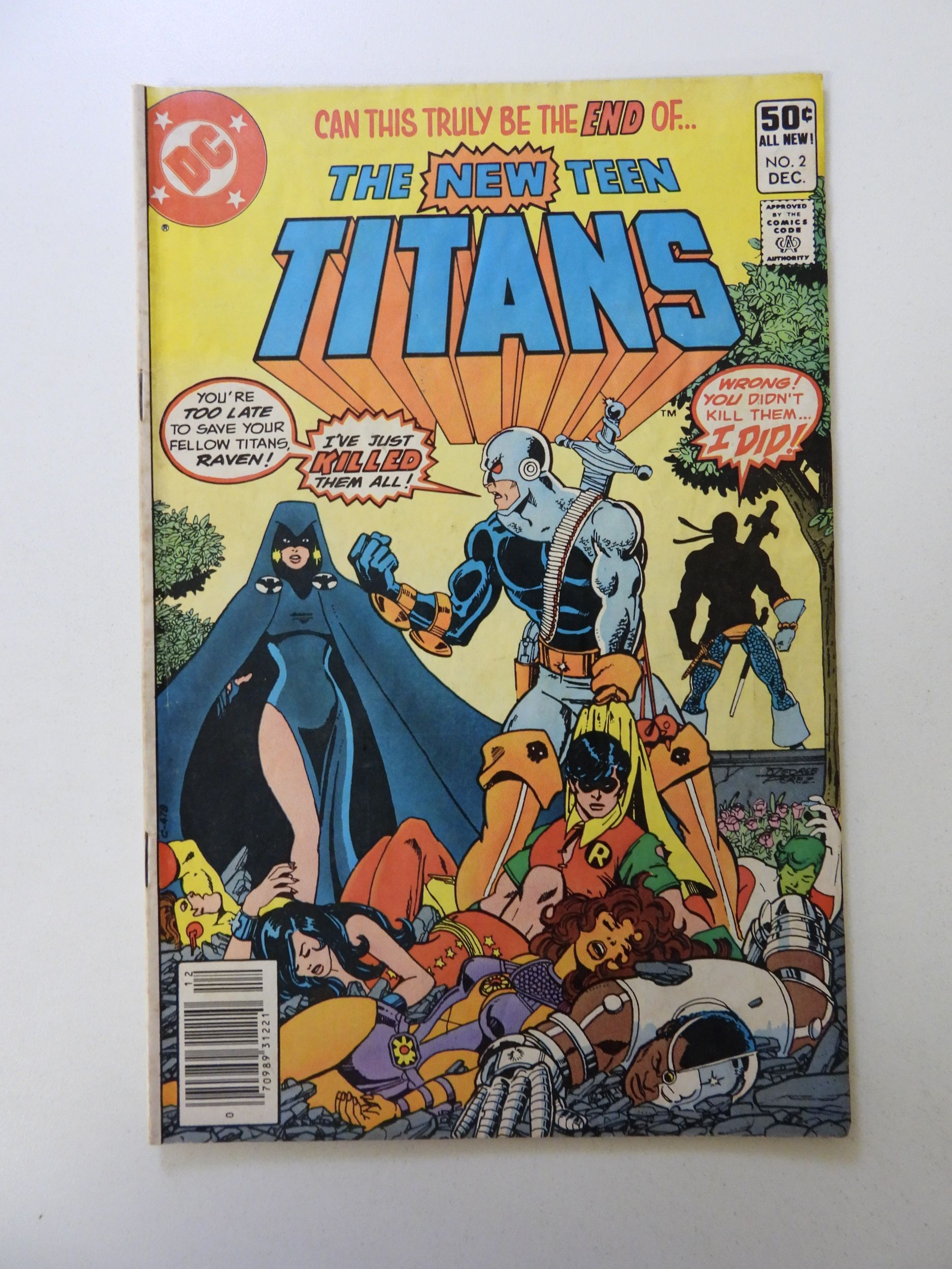 The New Teen Titans #2 (1980) 1st appearance of Deathstroke VG ...