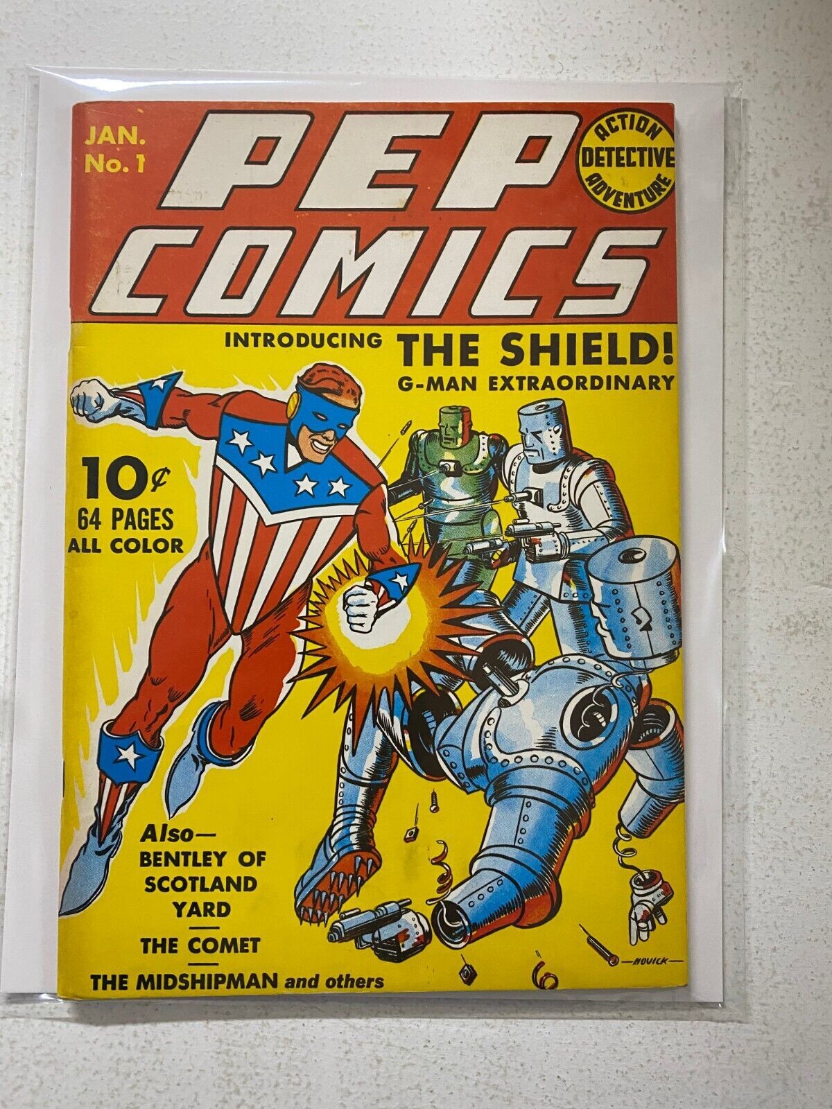 Flashback #7 Pep Comics 1940 reprint 5.0 VG FN (1974 DynaPubs) | Comic ...
