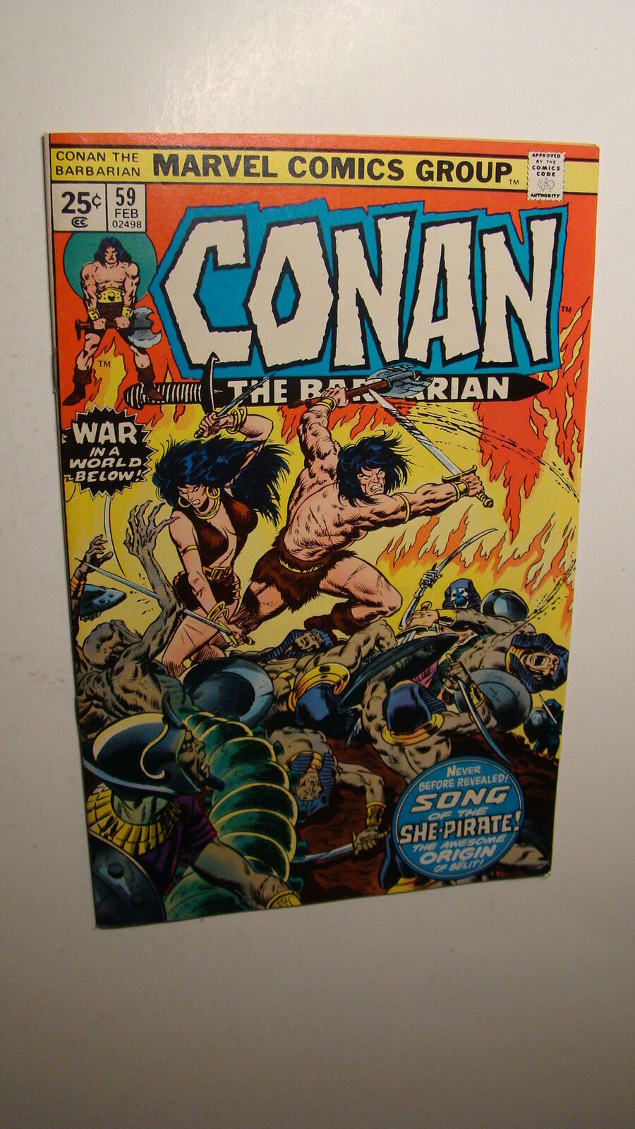 Conan 59 *Nice Copy* 2nd Belit Appearance 1975 Robert E. Howard ...