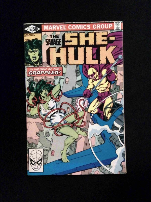 Savage She-Hulk #18 MARVEL Comics 1981 VF- WHITMAN VARIANT | Comic ...