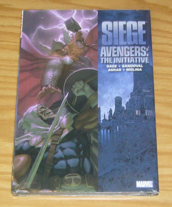 Siege: Avengers - the Initiative HC NEW - SEALED hardcover - thor vs ...