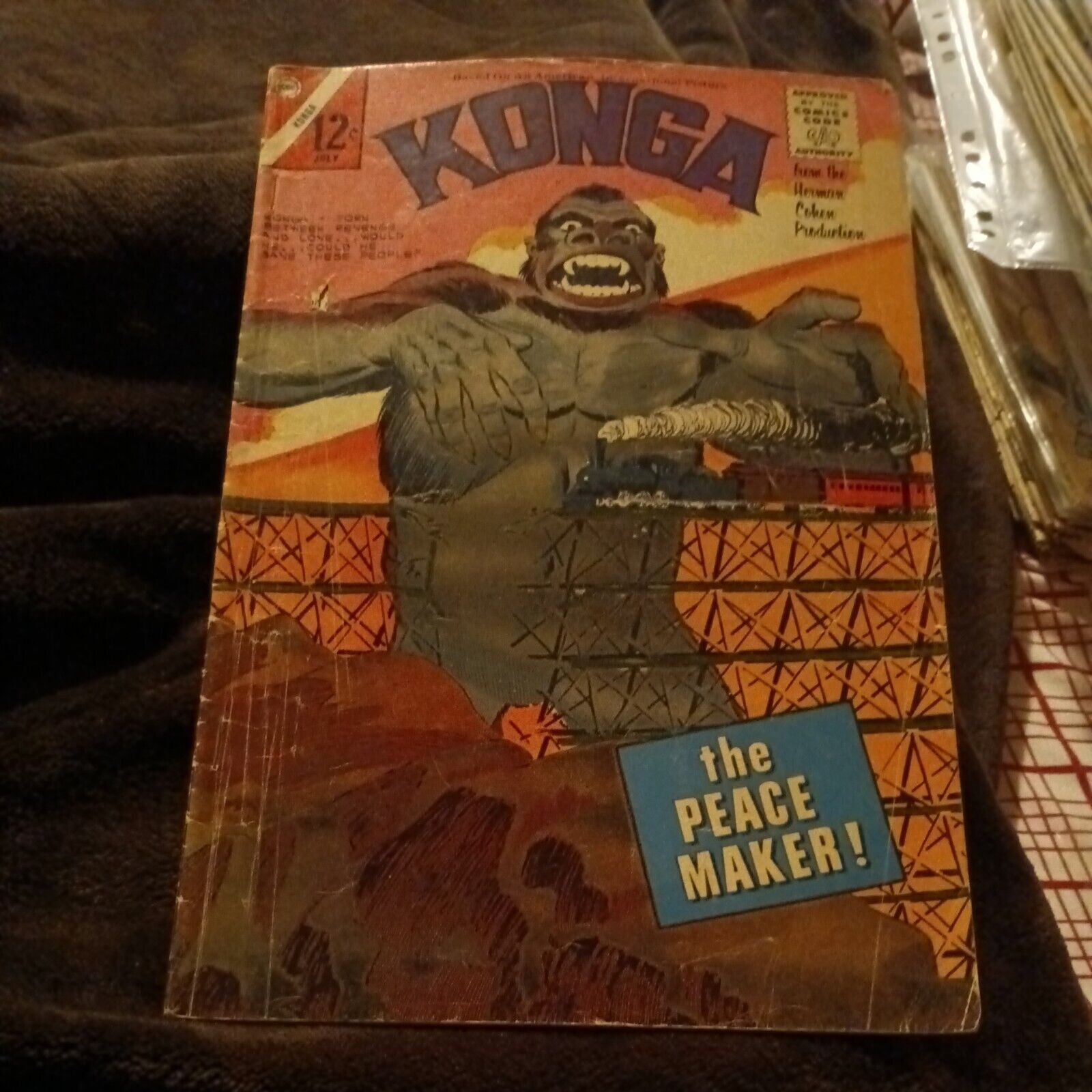 Vintage Charlton 1963 Konga The Peacemaker July Vol 1# 13 Comics Steve ...