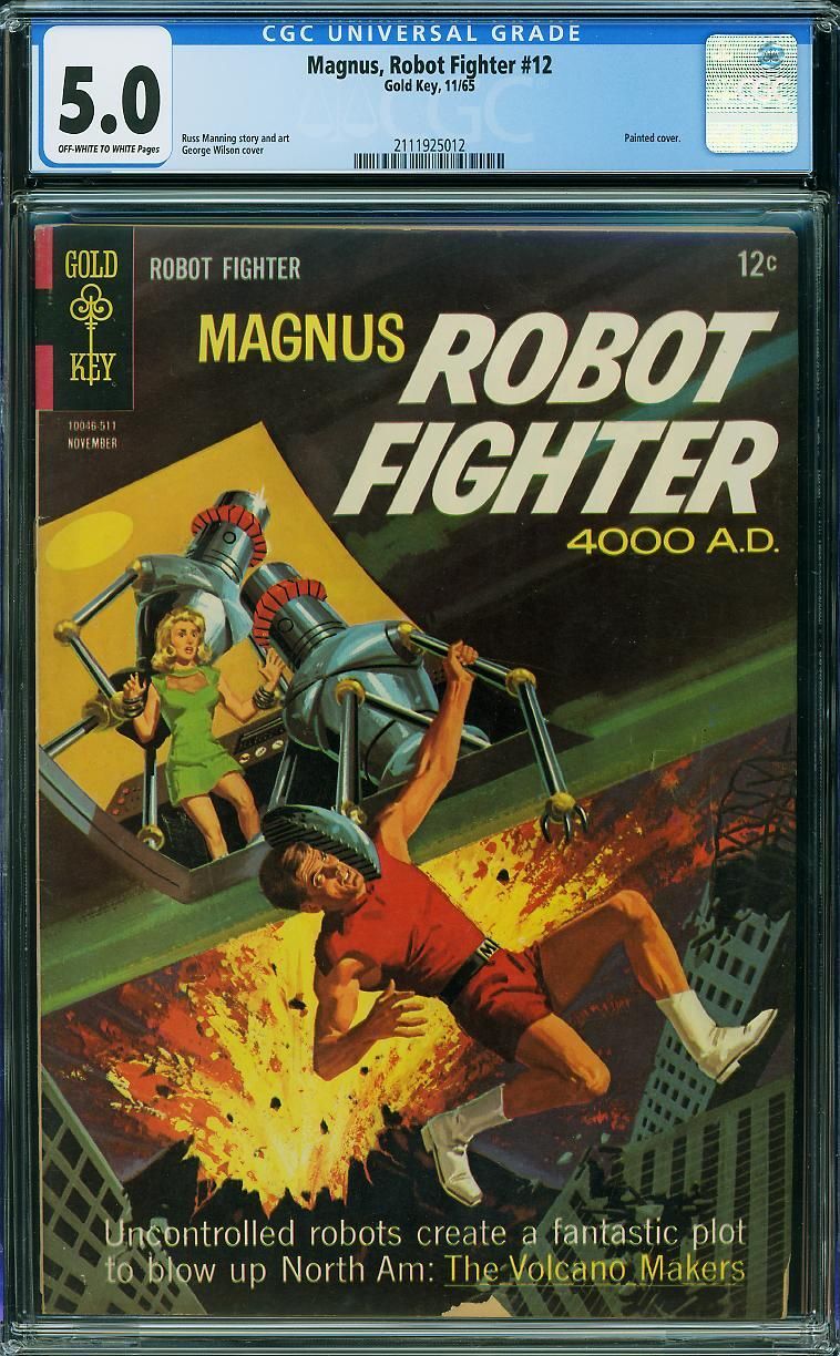 Magnus, Robot Fighter #12 (1965) CGC 5.0 VGF | Comic Books - Silver Age ...