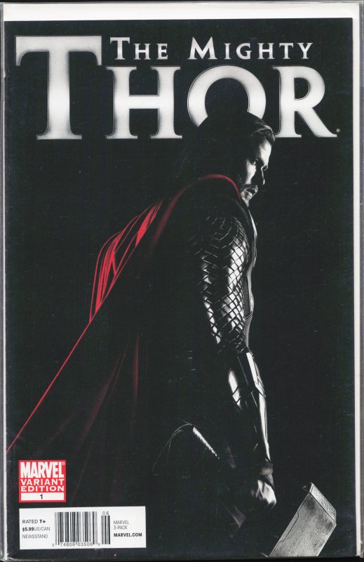 The Mighty Thor #1 Variant Edition - Thor Movie Newsstand Edition (2011 ...