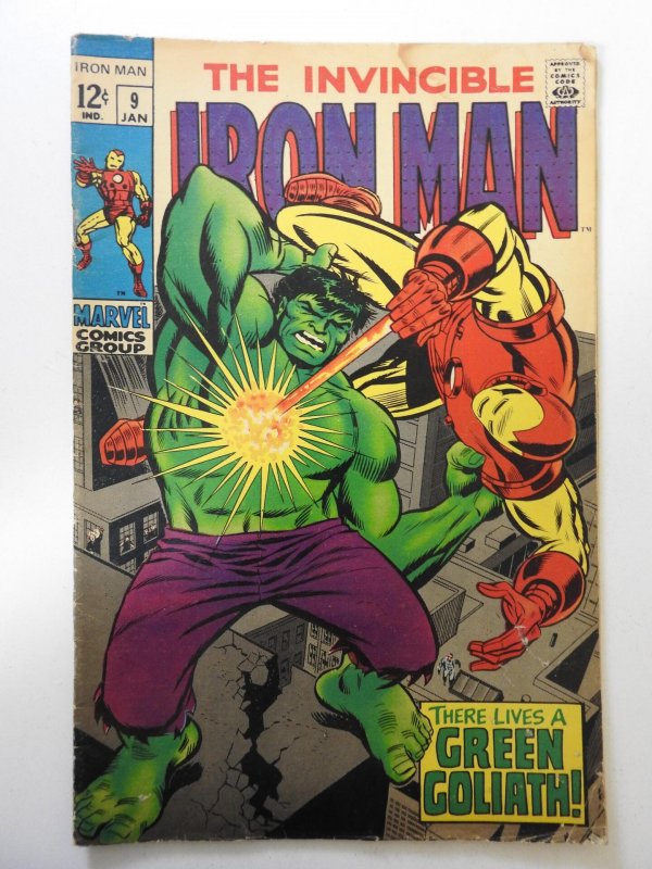 Iron Man #9 (1969) VG Condition 1 in tear bc, moisture stain | Comic ...