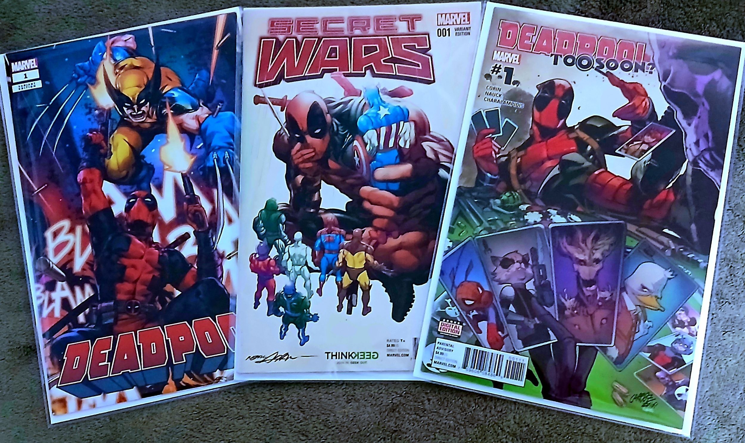 Deadpool 3 Key Variants: DP vs Wolverine 1, Secret Wars 1 Art Adams ...