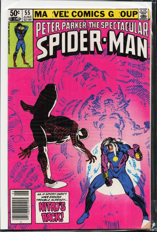 The Spectacular Spider-Man #55 (1981) Spider-Man | Comic Books - Bronze ...
