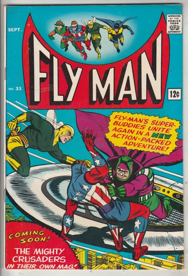Fly Man #33 (Sep-65) NM- High-Grade The Fly, Fly-Girl | Comic Books ...