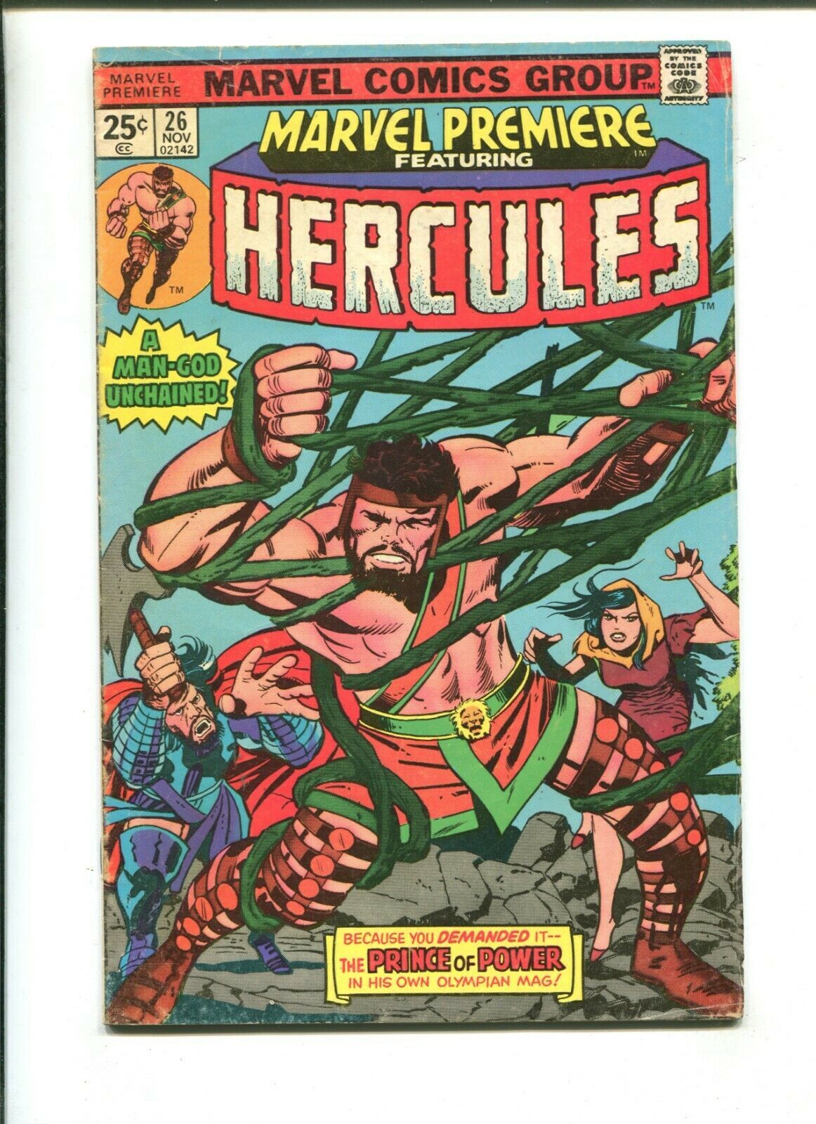 MARVEL PREMIERE #26 - FEATURING HERCULES "The Fisherman Collection" (4. ...