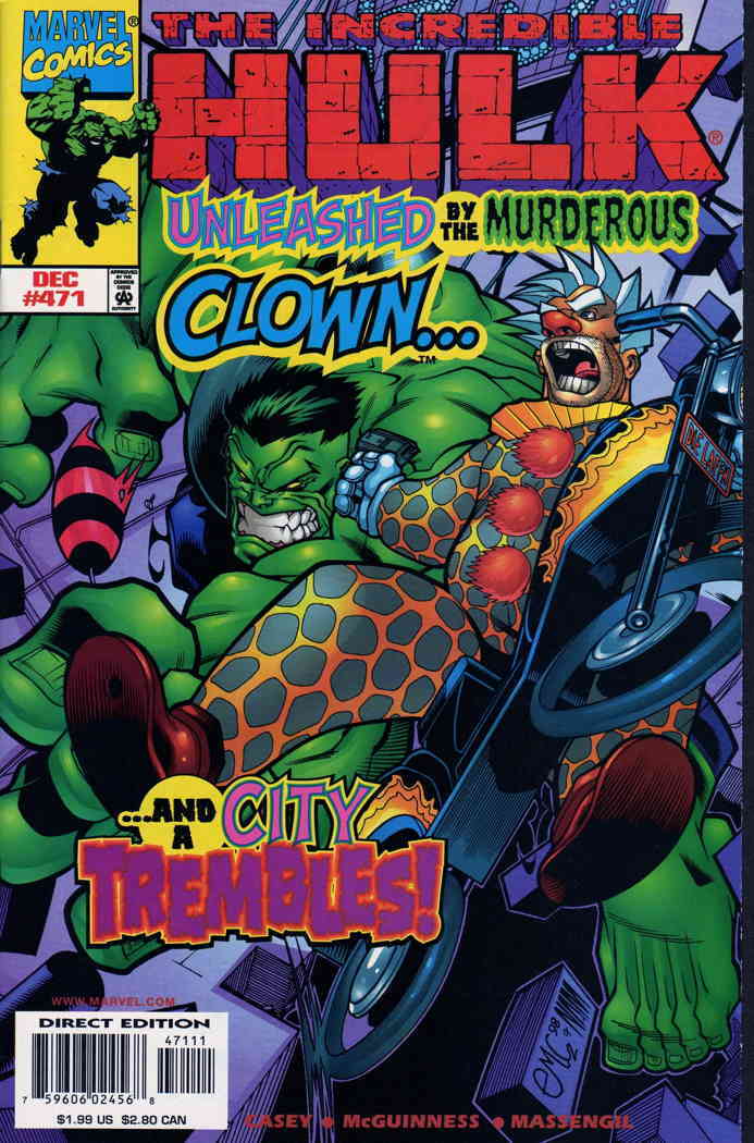 Incredible Hulk, The #471 VG ; Marvel | low grade comic Joe Casey the ...