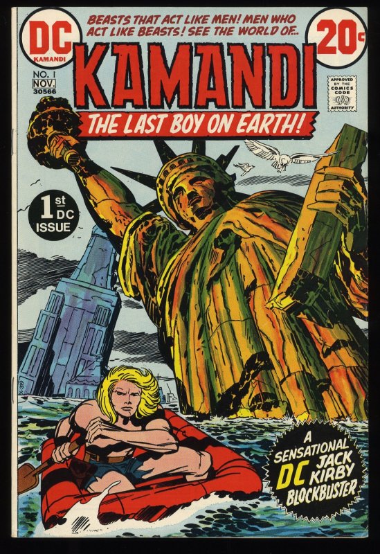 Kamandi, The Last Boy on Earth #1 VF- 7.5 1st App Kamandi! Origin ...