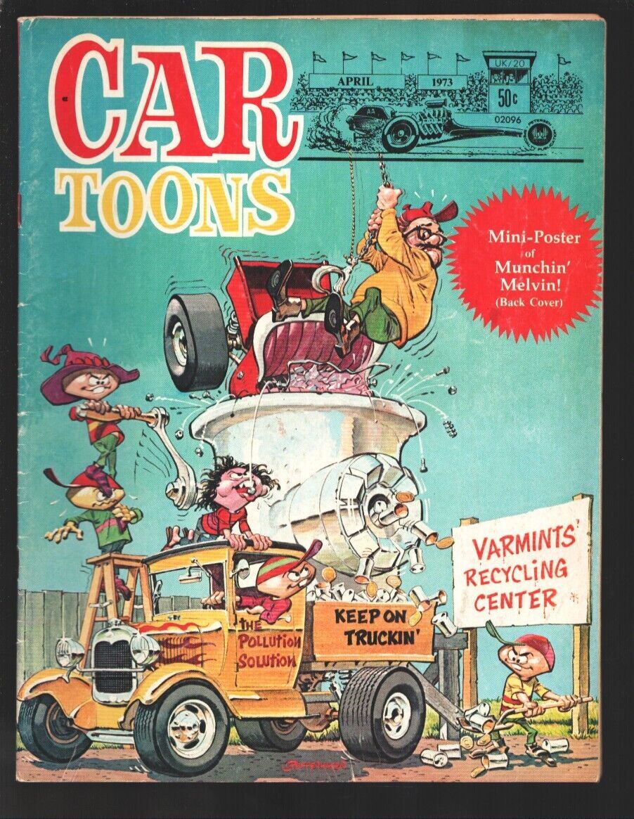 CARtoons #70 1973-Petersen-Race car & hot rod gags-jokes-comics-VG ...