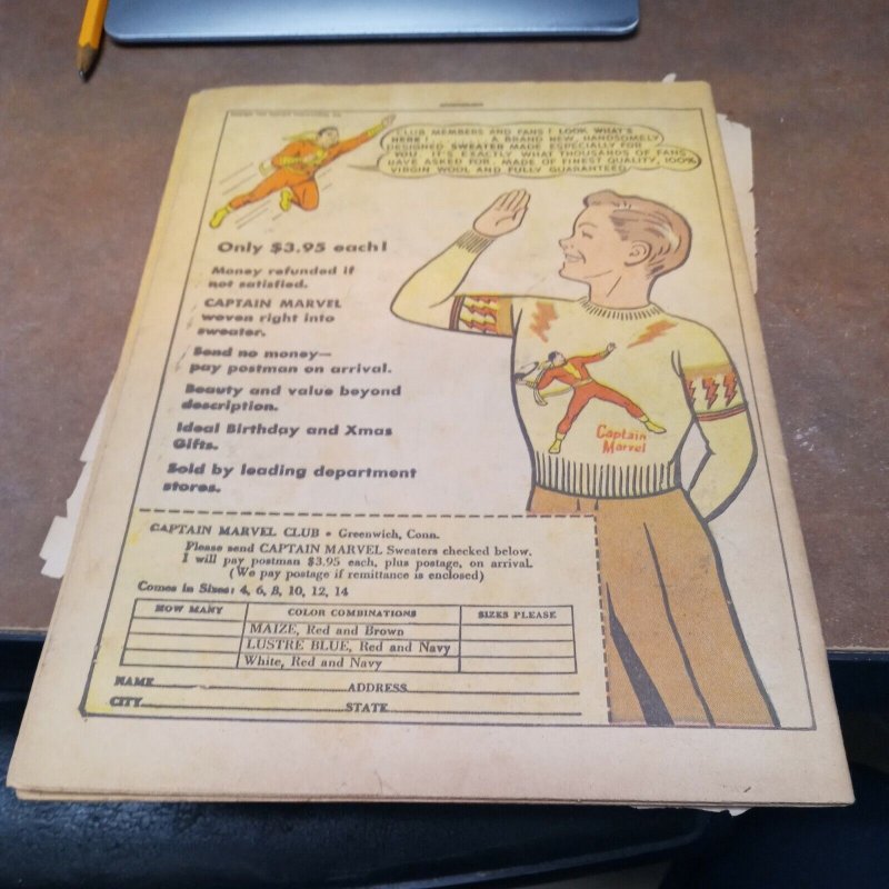 Tom Mix Western #23 fawcett comics 1949 golden age precode two six gun ...