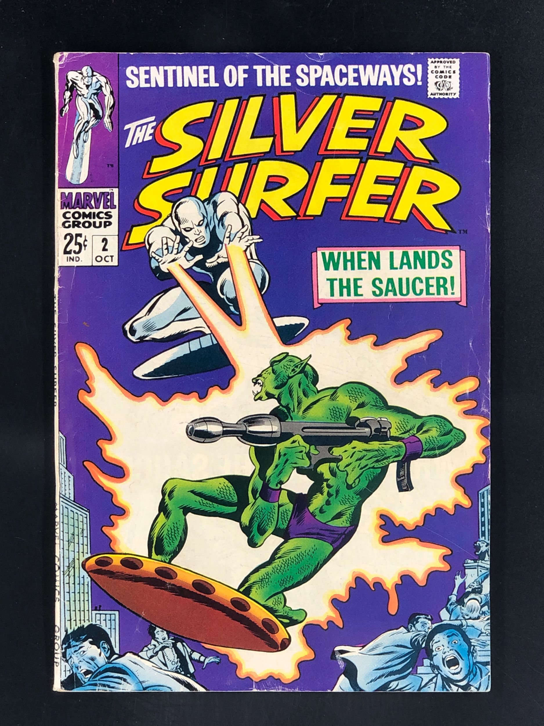 The Silver Surfer #2 (1968) 1st Appearance of Badoon | Comic Books ...