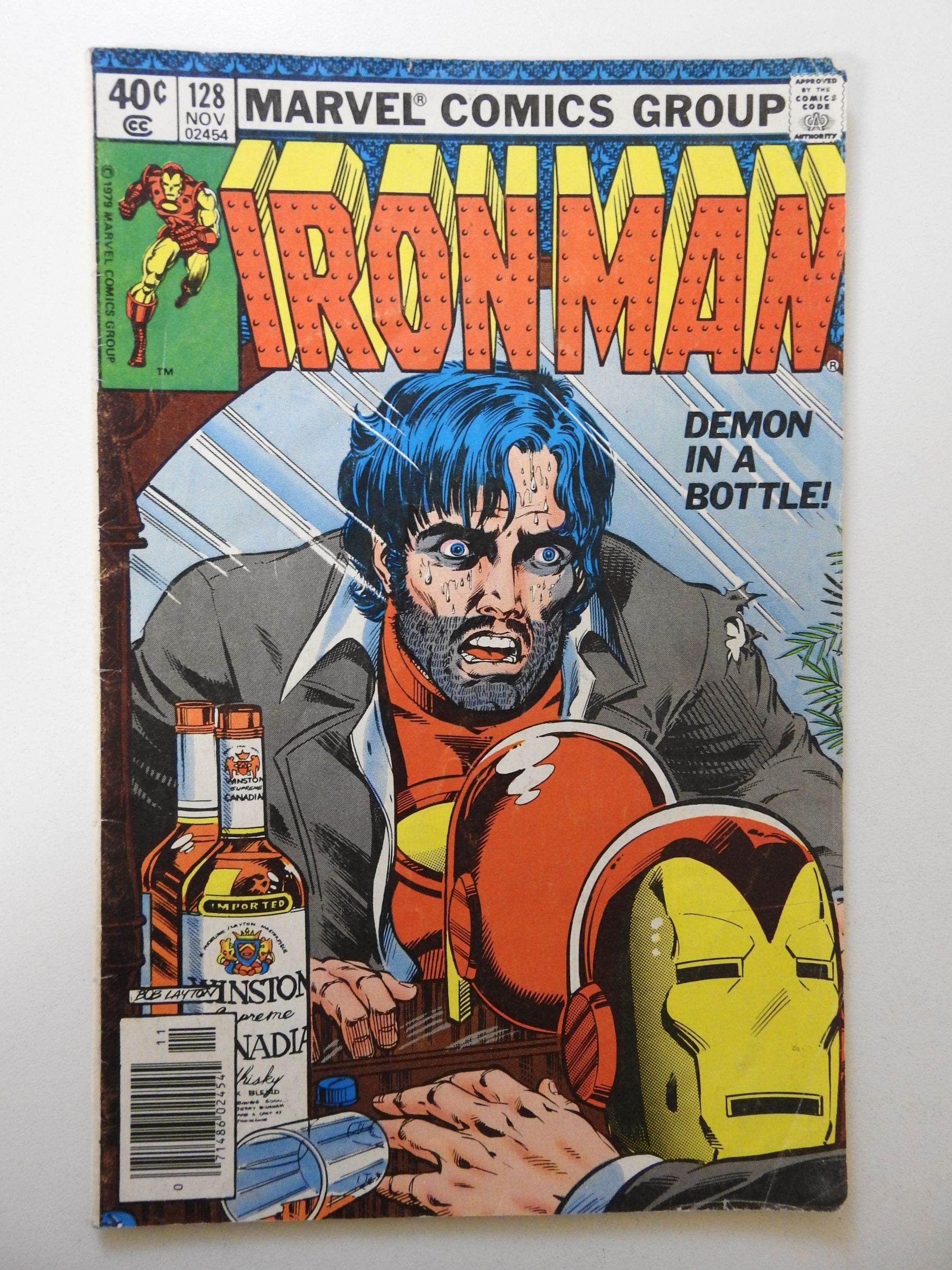 Iron Man #128 (1979) VG Condition moisture stain | Comic Books - Bronze ...