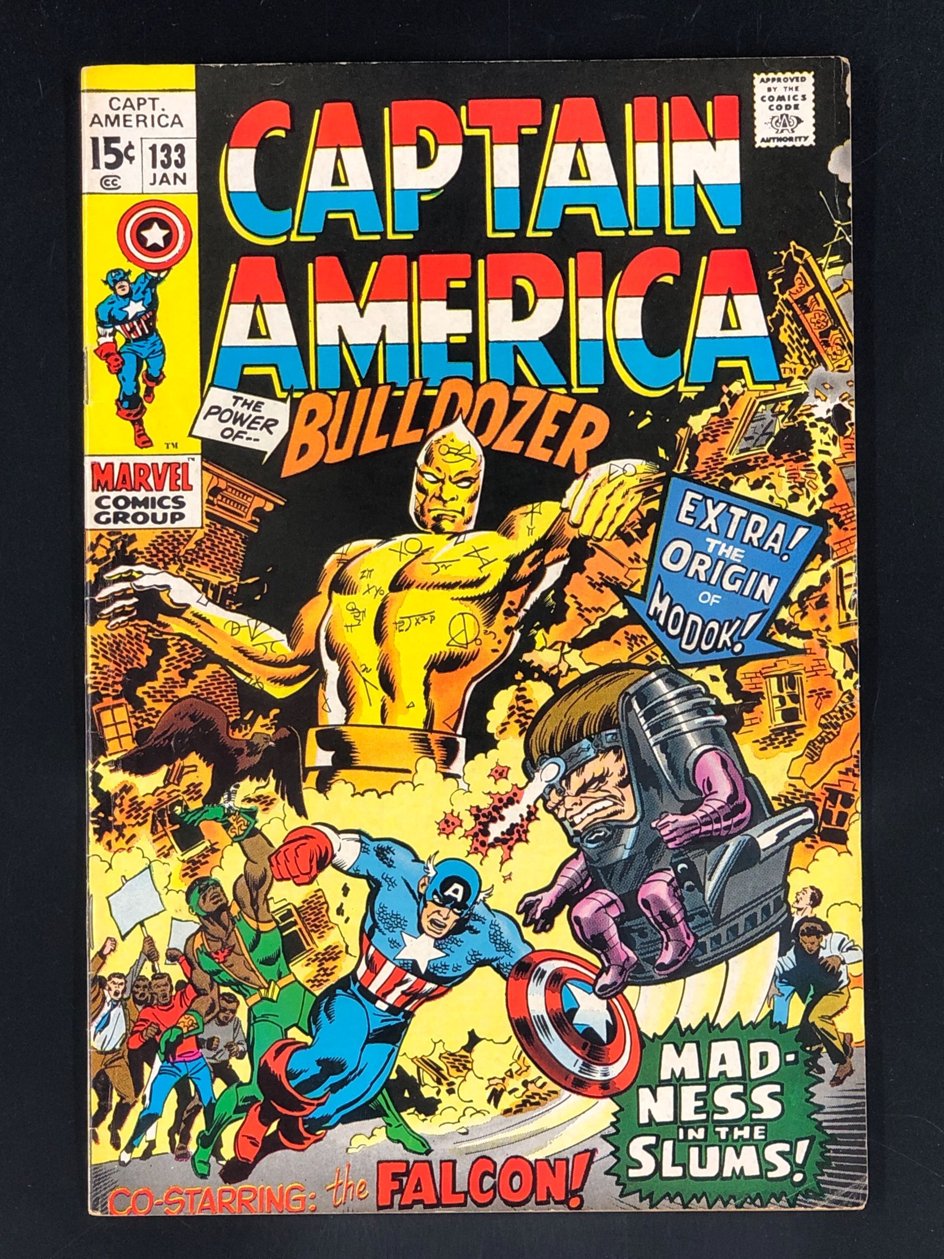 Captain America #133 (1971) Origin of M.O.D.O.K. | Comic Books - Bronze ...