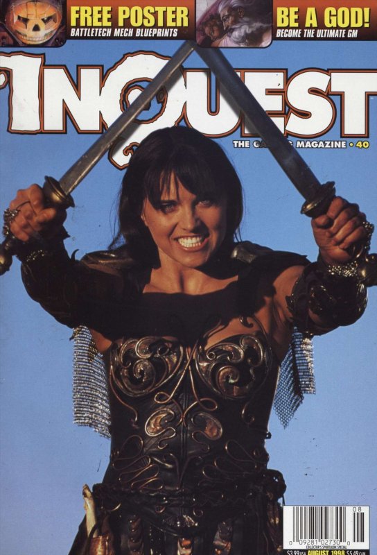 Inquest Gamer Magazine #40 FN ; Wizard | Xena Lucy Lawless | Comic ...