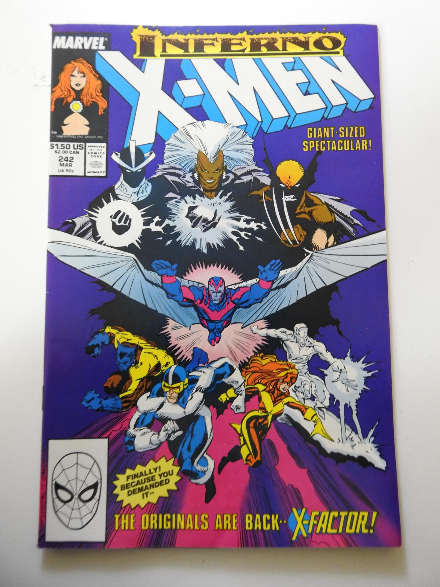 The Uncanny X-Men #242 (1989) | Comic Books - Copper Age, Marvel / HipComic