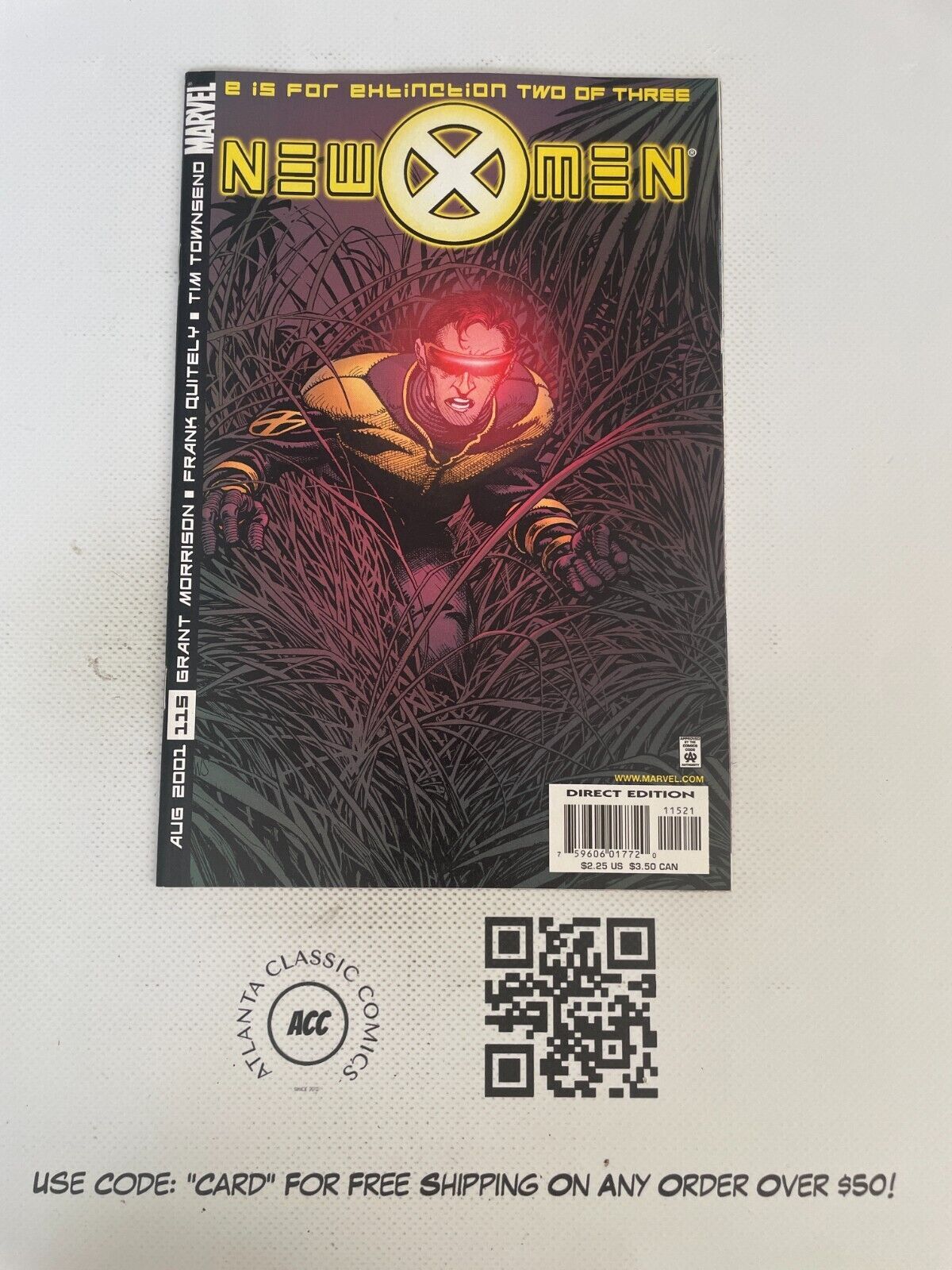 New X-Men # 115 NM- Marvel Comic Book Variant Cover Negasonic Teenage ...