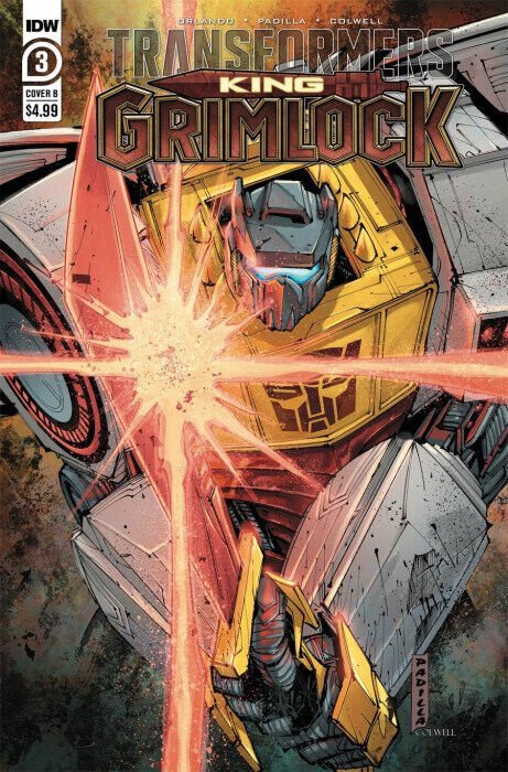 Transformers King Grimlock #3 Agustin Padilla Variant IDW 2021 | Comic ...