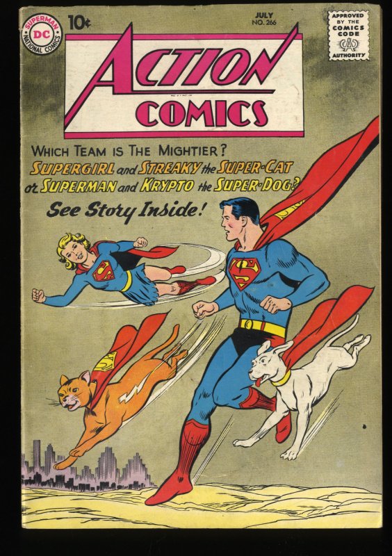 Action Comics #266 FN 6.0 Princess Jena! DC Comics DC Superman | Comic ...