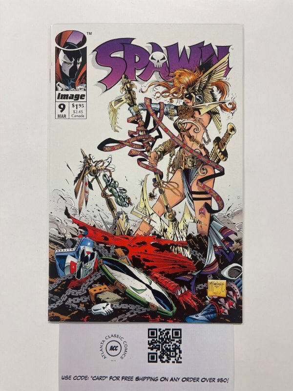 Spawn # 9 NM Image Comic Book Todd McFarlane Neil Gaiman Angela Clown 5 J815 | Comic Books ...