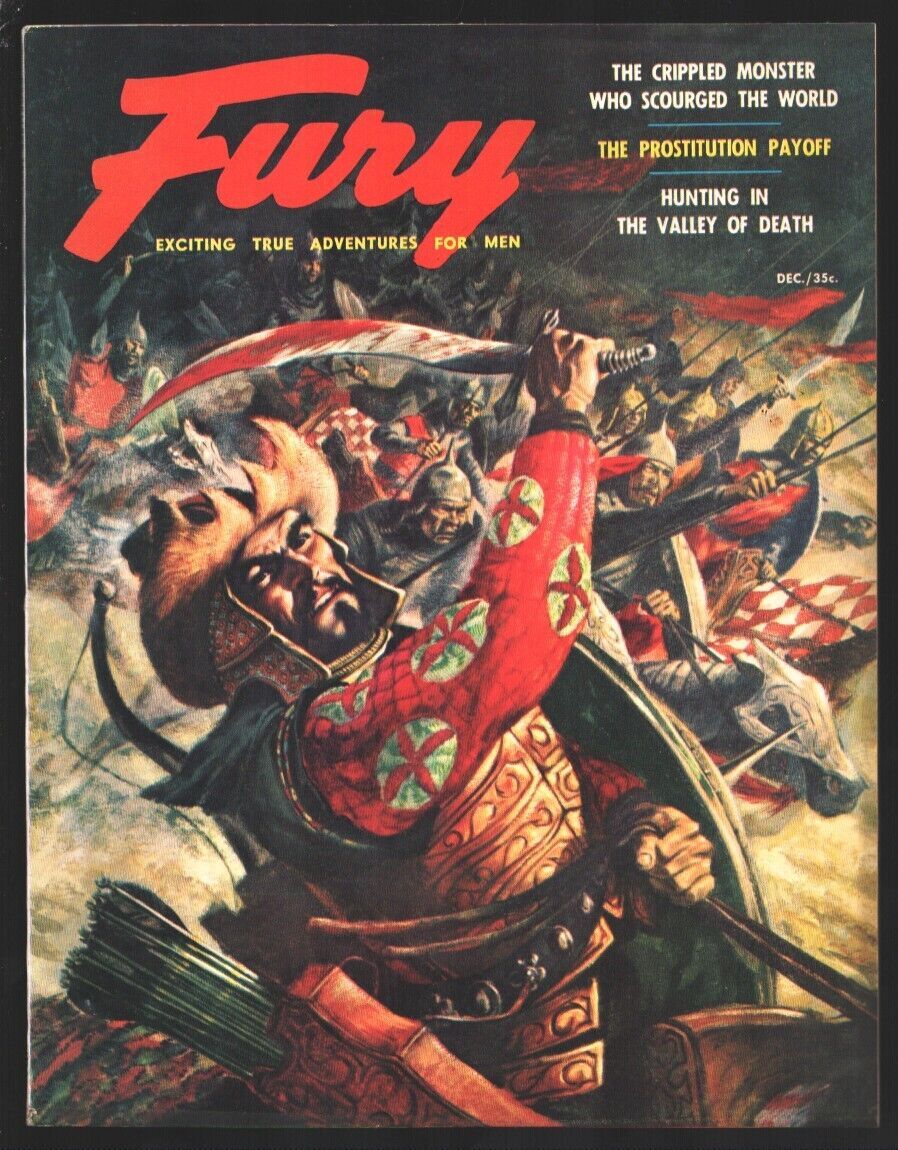 Fury 12/1955-Tom Beecham Mongol Monster-Tamerlane battle cover -Spicy ...