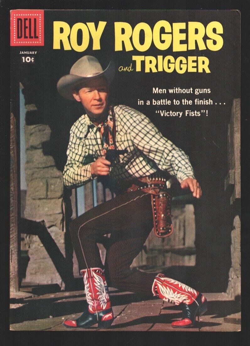 Roy Rogers and Trigger #121 1958-Dell-Alex Toth story art-Trigger solo ...