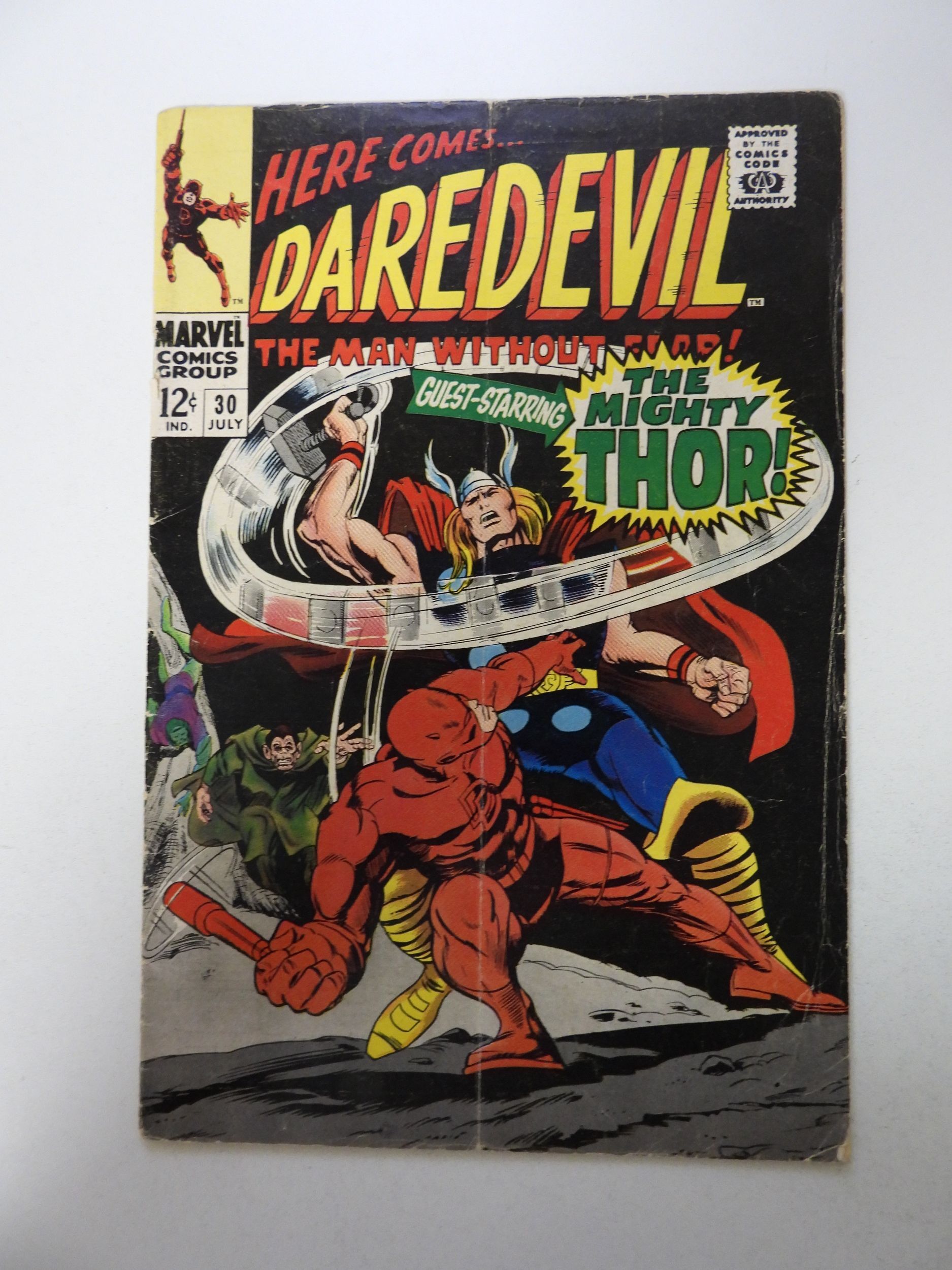 Daredevil #30 (1967) GD condition "piece missing ad page" | Comic Books ...