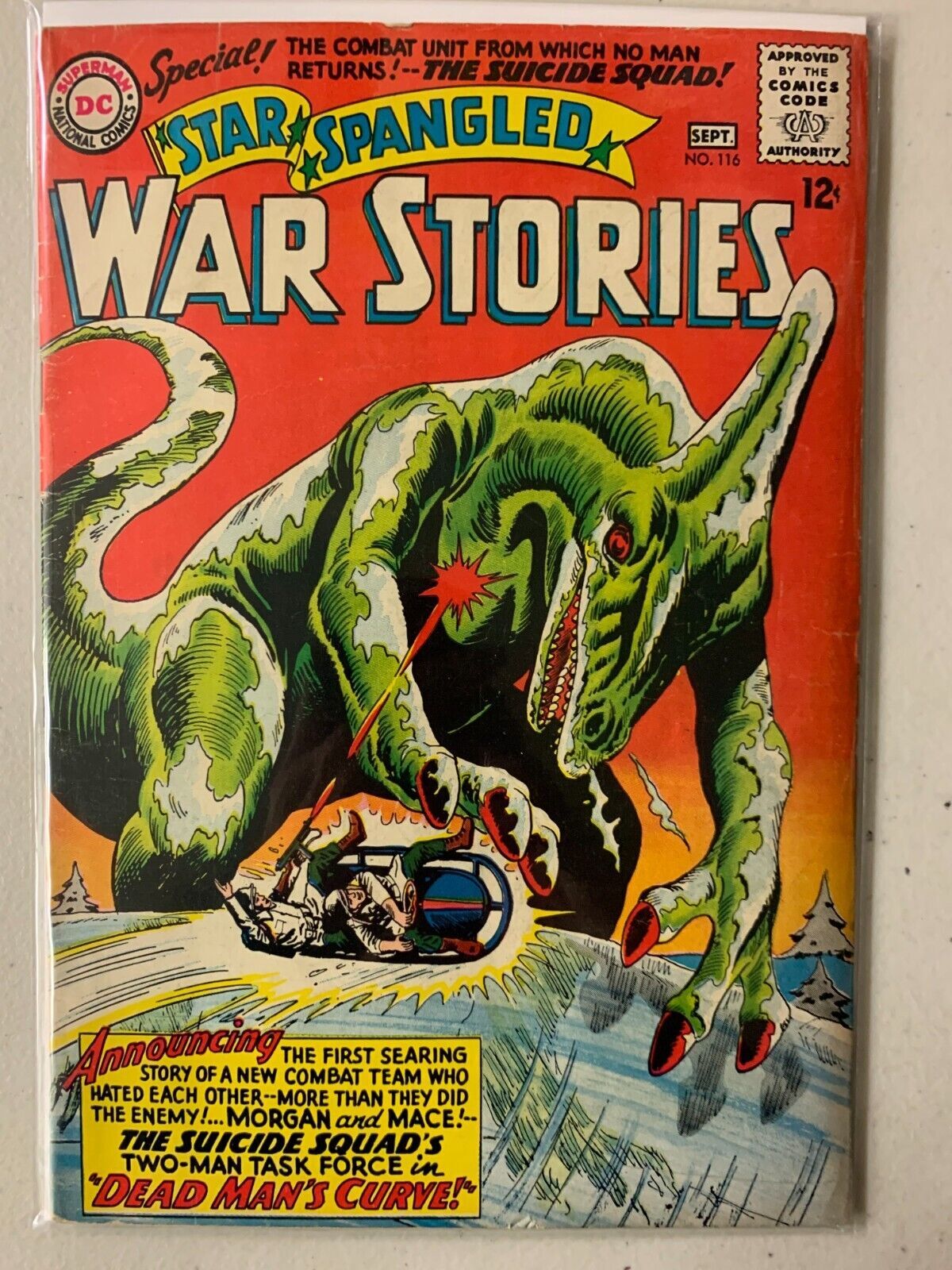 Star Spangled War Stories #116 DC (5.0 VG/FN) 1st app. of Morgan + Mace ...