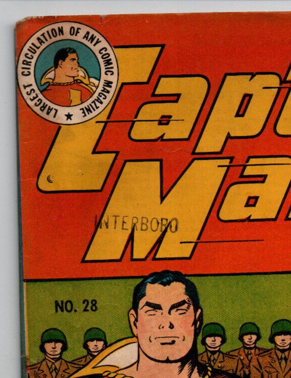 Captain Marvel Adventures #28 - Uncle Sam - vs Nazis/Hitler -Fawcett ...