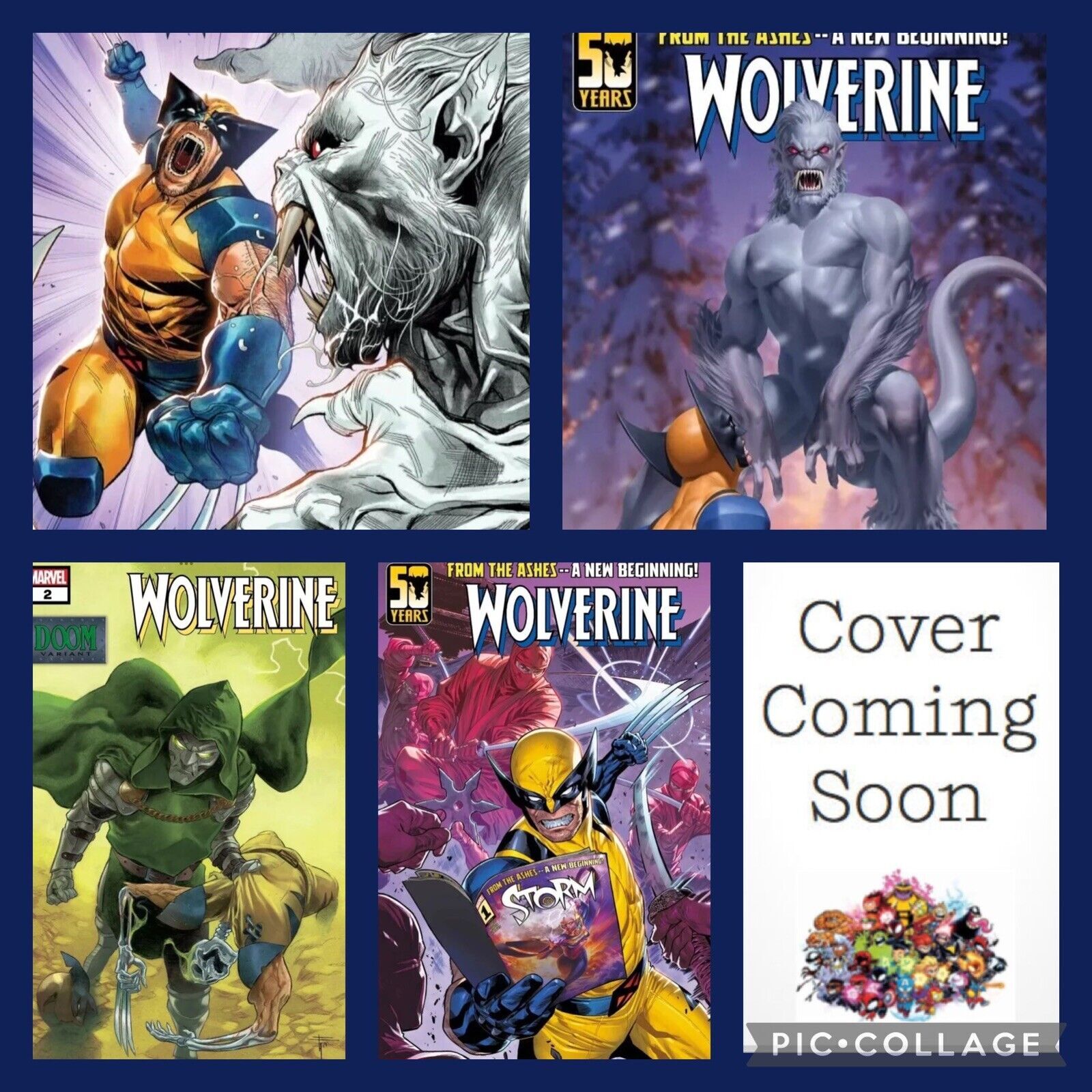 ?? Wolverine #2 ? [5 Pack] Doom Yoon Godzilla Young PRESALE 10/16 ...