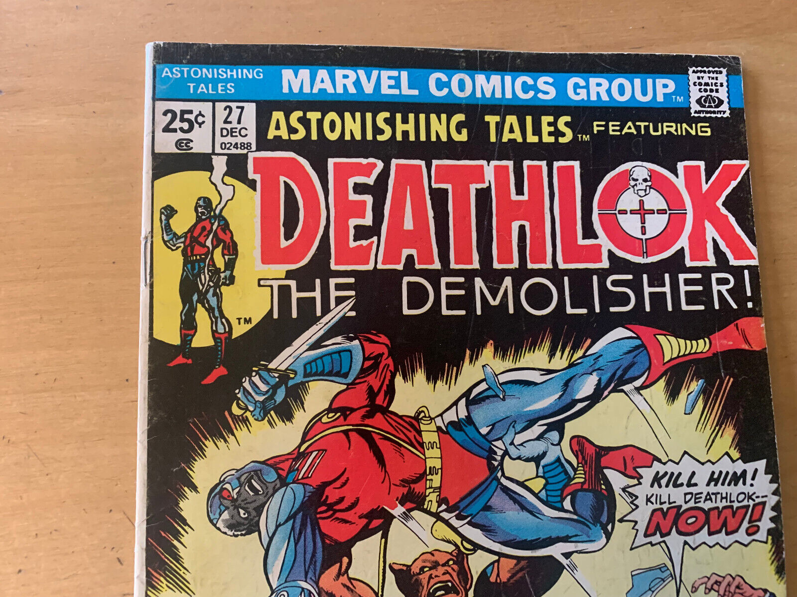 Astonishing Tales 27 Third 3rd Deathlok, Lower Grade Issue 1974 ... Astonishing Tales 27 Third 3rd Deathlok, Lower Grade Issue 1974 ...