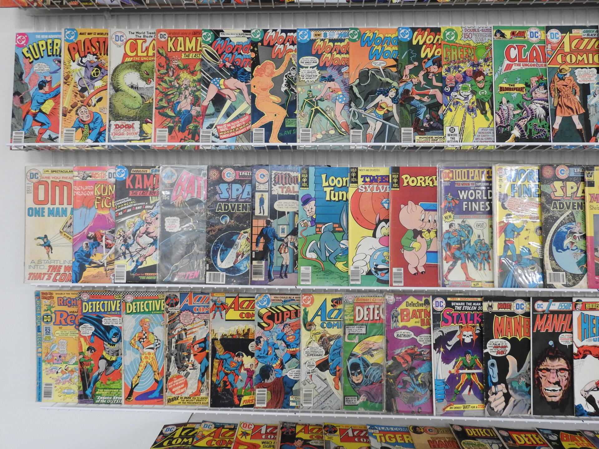 Huge Lot 180+ Bronze/Copper Comics W/ Wonder Woman, Batman, Kamandi ...