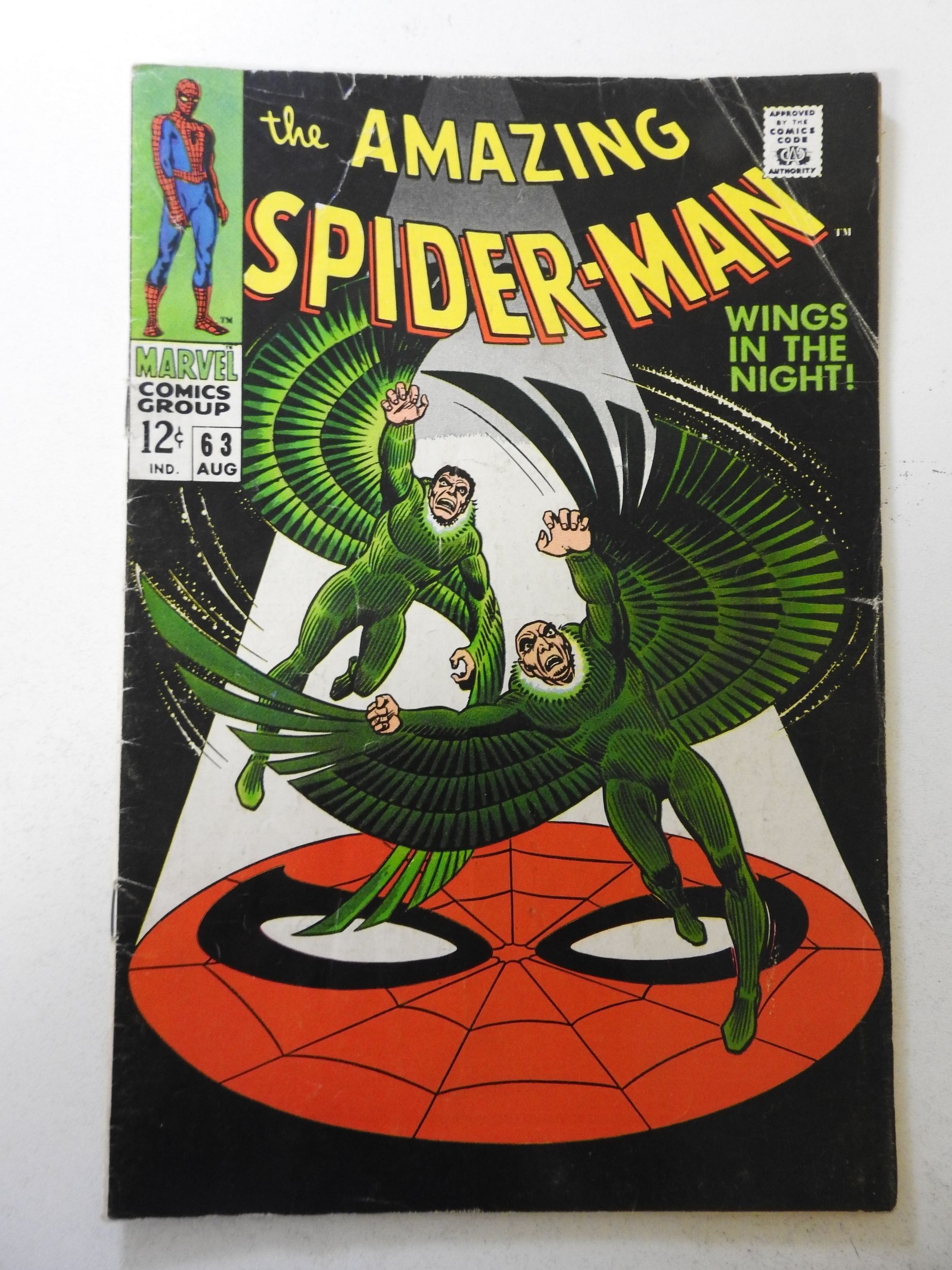 The Amazing Spider-Man #63 (1968) GD Cond centerfold detached, moisture ...