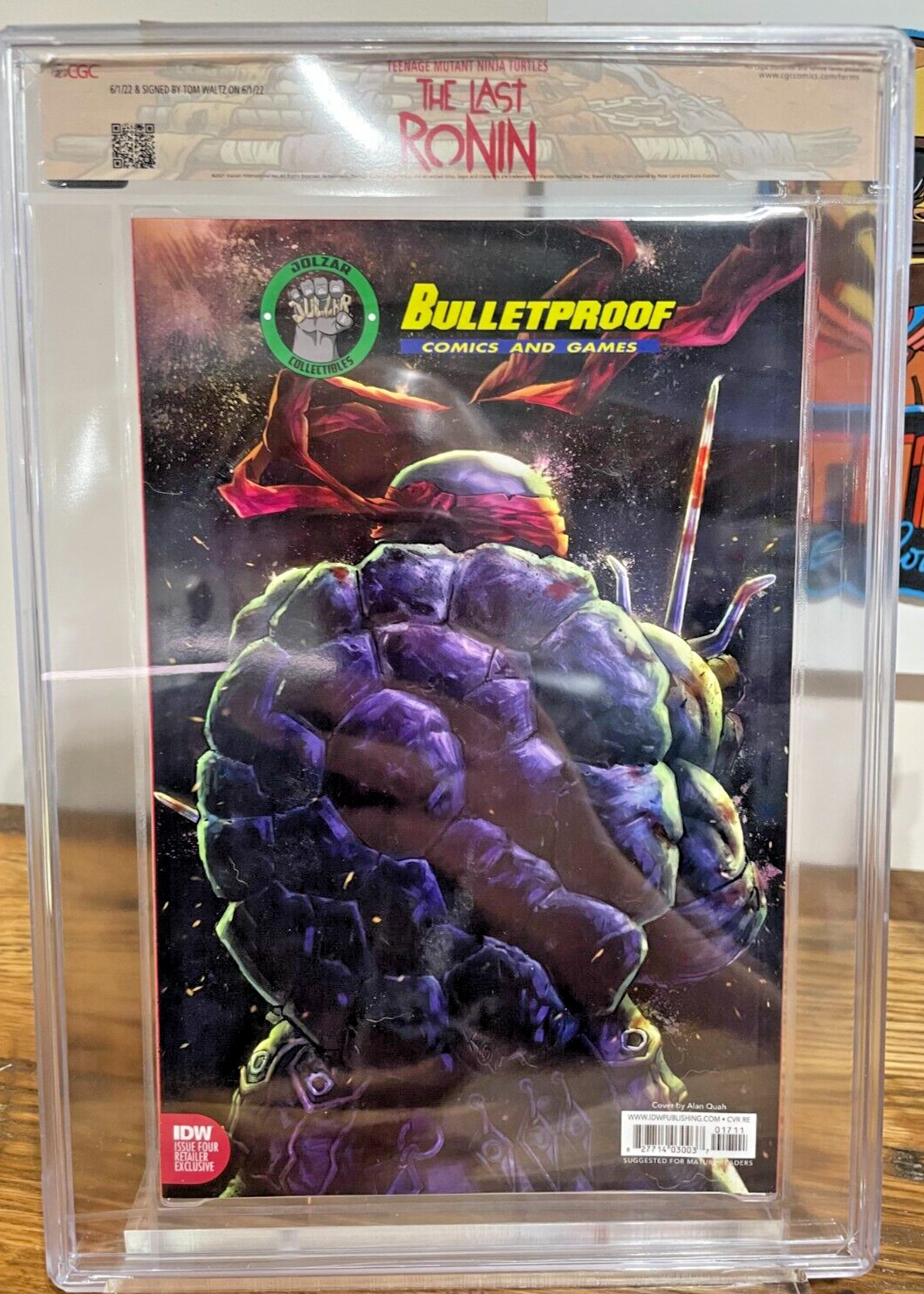 The Last Ronin #4 CGC SS 9.8 Signed Sketched 5 Times Custom Label Tmnt ...