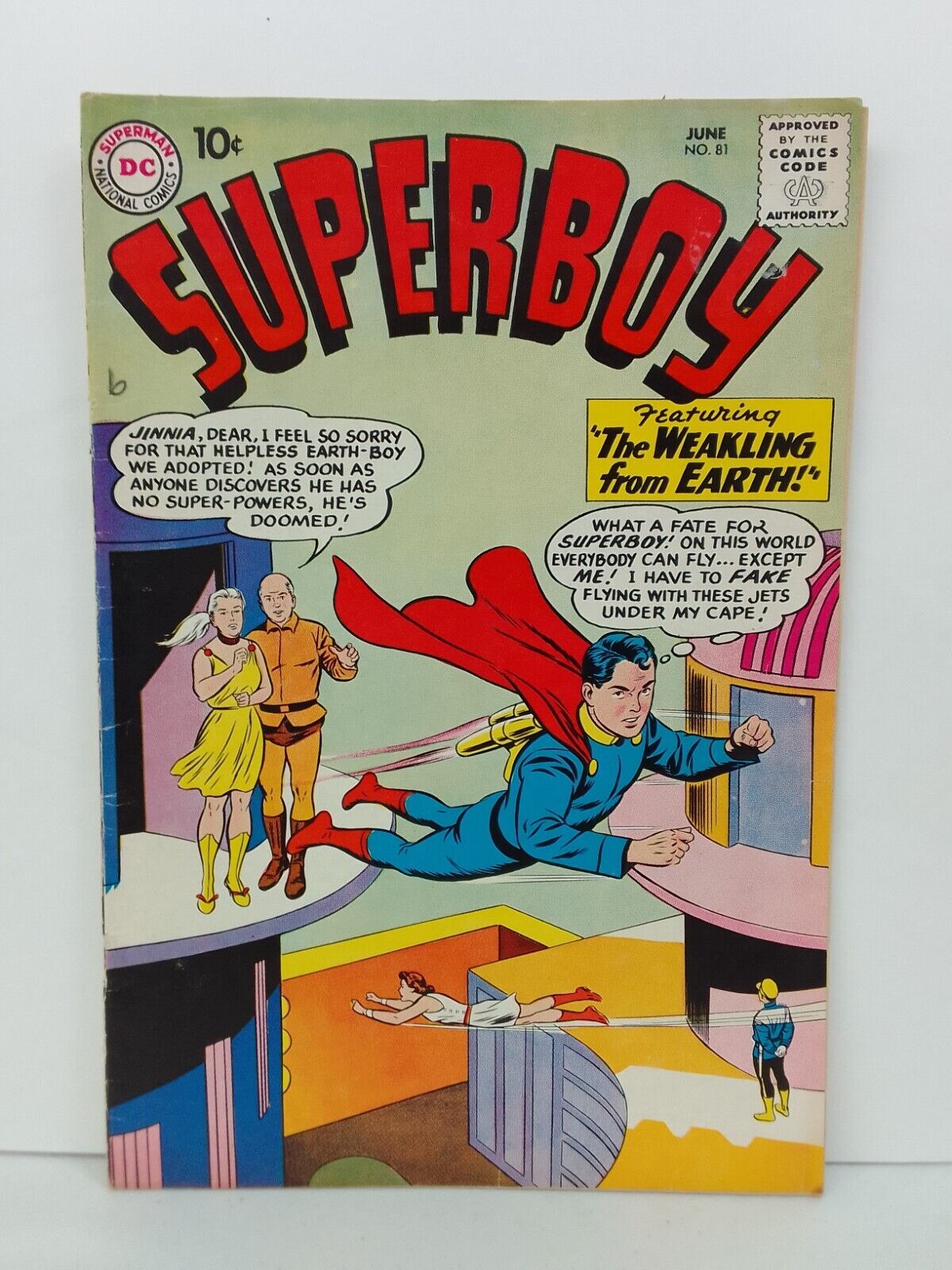 DC Comics Superboy #81 Vintage Comic VF+++ | Comic Books - Silver Age, DC Comics, Superboy ...