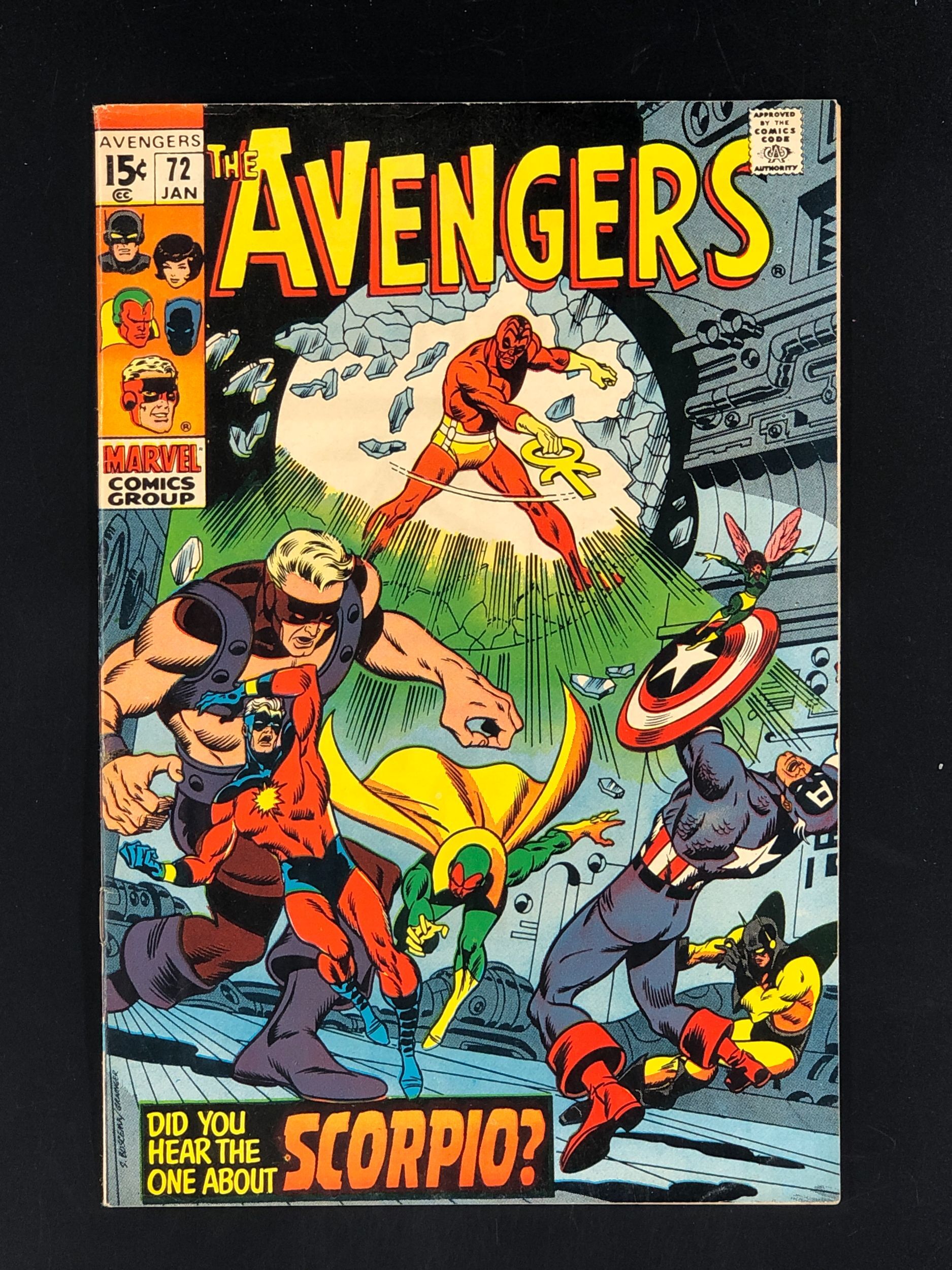 The Avengers #72 FN/VF 1st team appearance of Zodiac Cartel | Comic ...