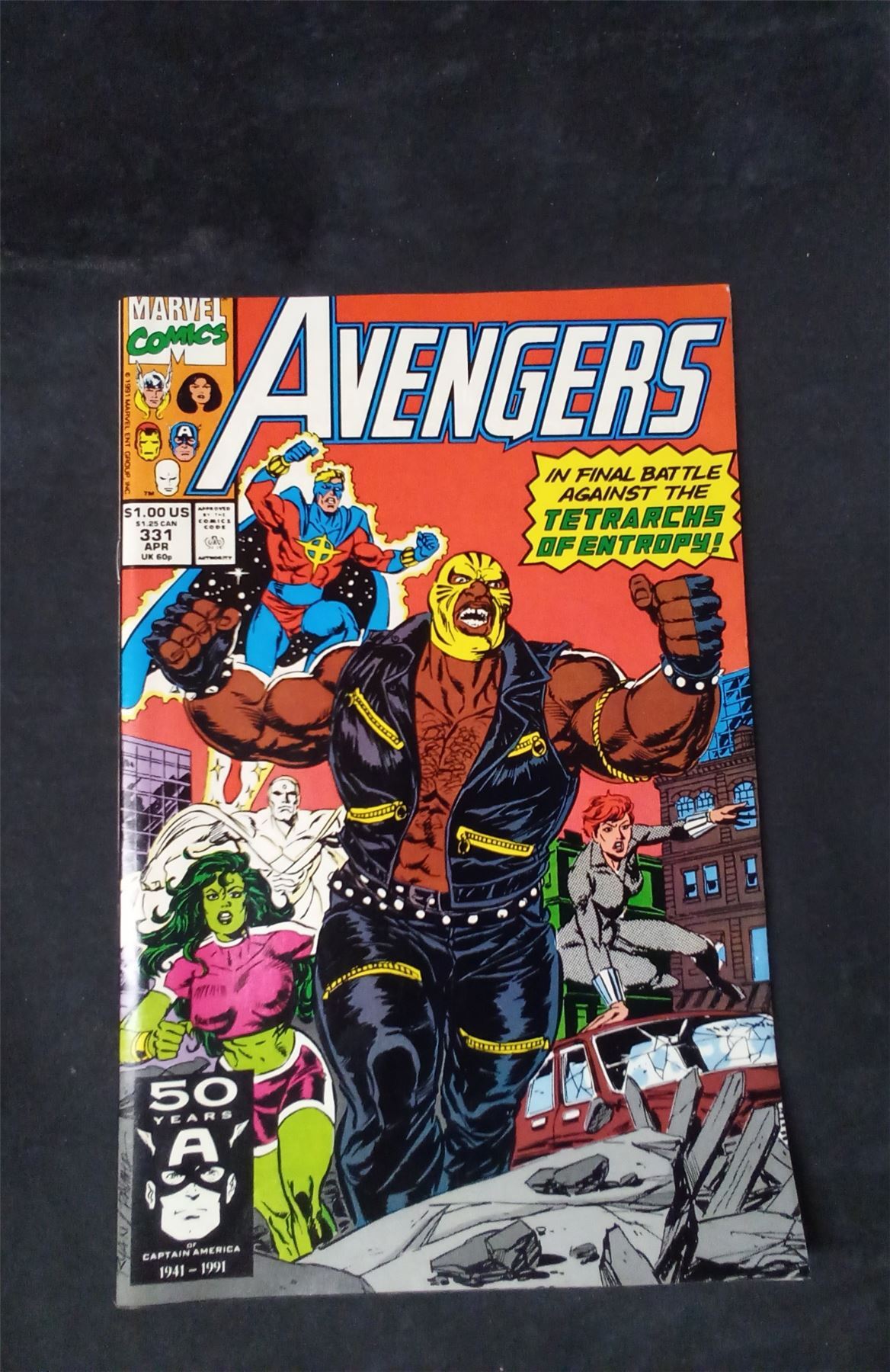 The Avengers #331 Direct Edition 1991 Marvel Comics Comic Book | Comic ...
