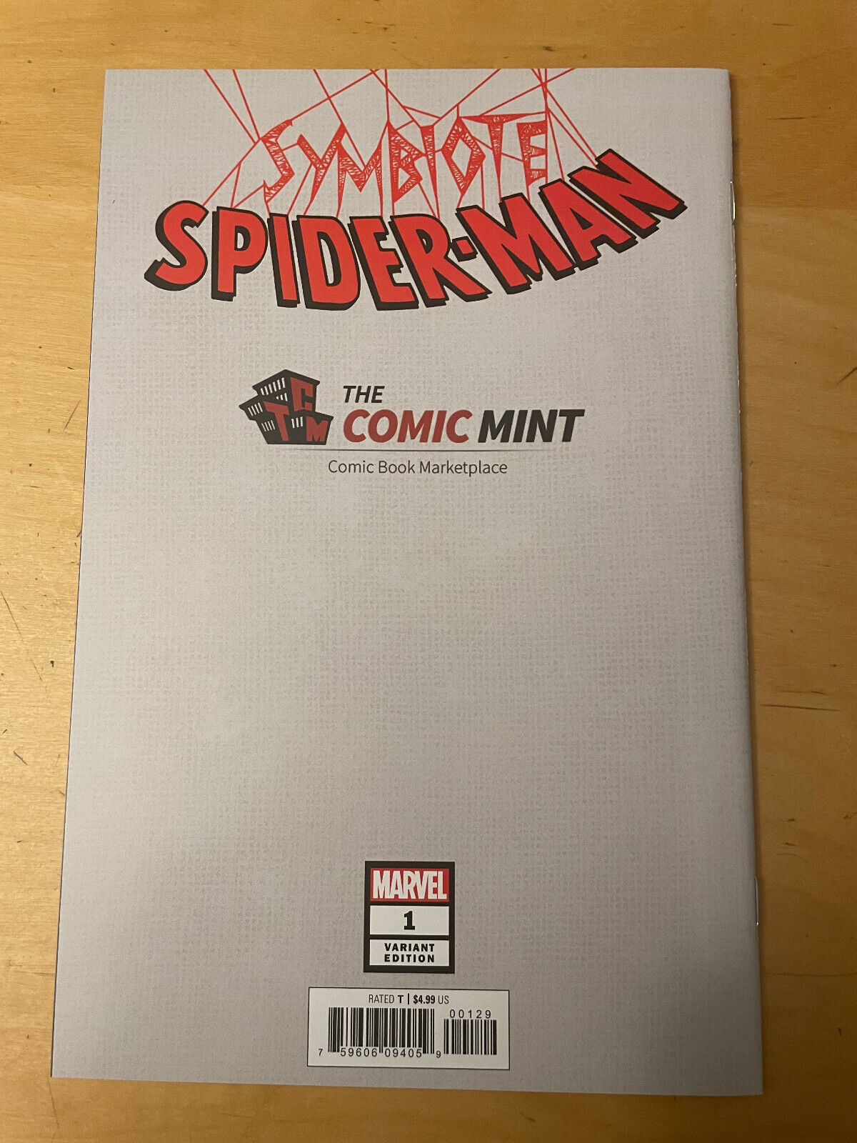 Symbiote Spider-Man 1 Variant Comic Mint Exclusive Marvel NM+ (9.4 - 9. ...