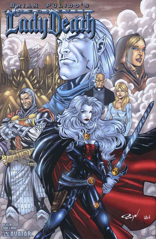 Medieval Lady Death #3D VF/NM ; Avatar | Wrap | Comic Books - Modern ...