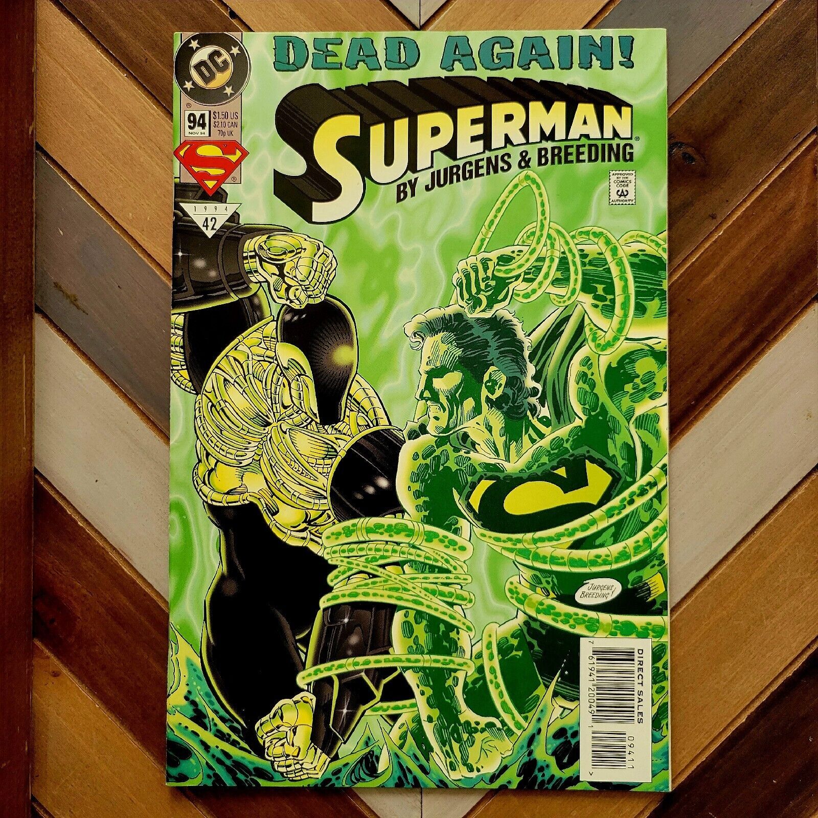 SUPERMAN #94 (DC 1994) HIGH GRADE Batlle vs CONDUIT & KRYPTONITE ...