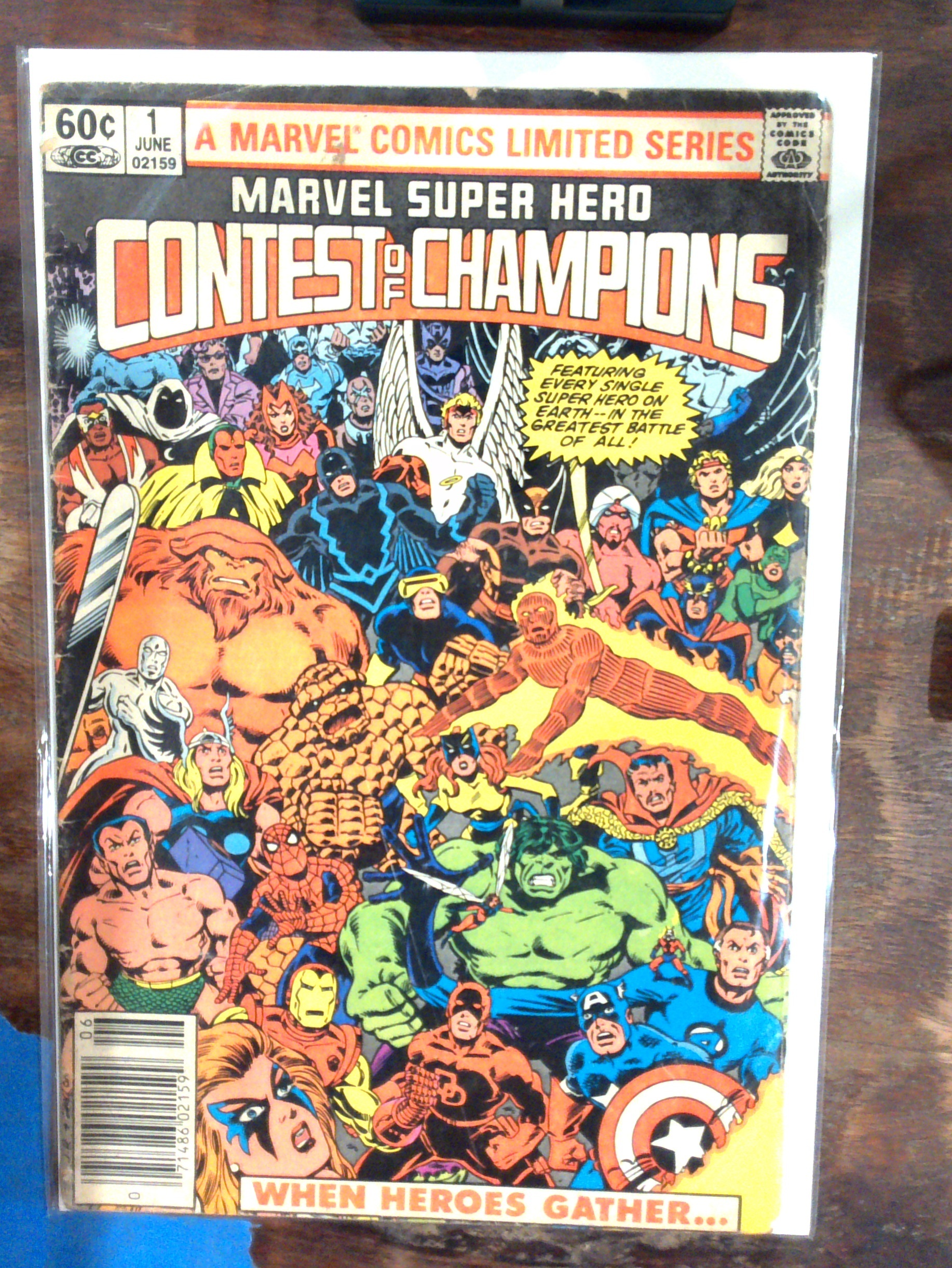 Marvel Super Hero Contest of Champions #1 Newsstand Edition (1982 ...