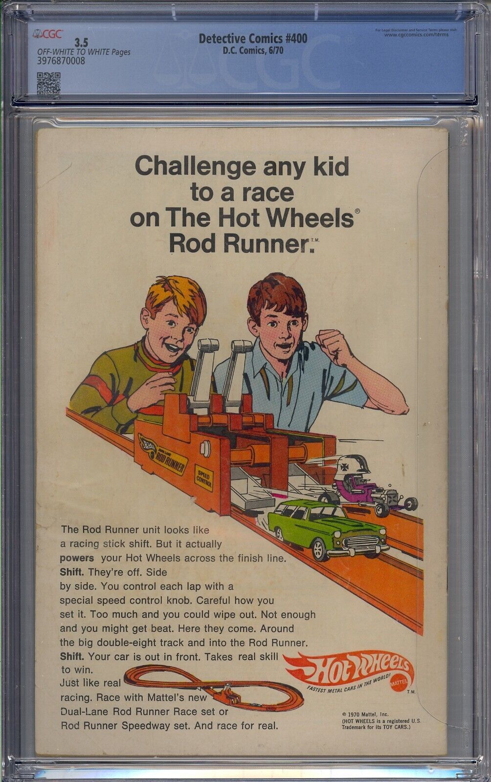 Detective Comics #400 CGC 3.5 Batman Robin Batgirl Origin 1st Man-Bat ...